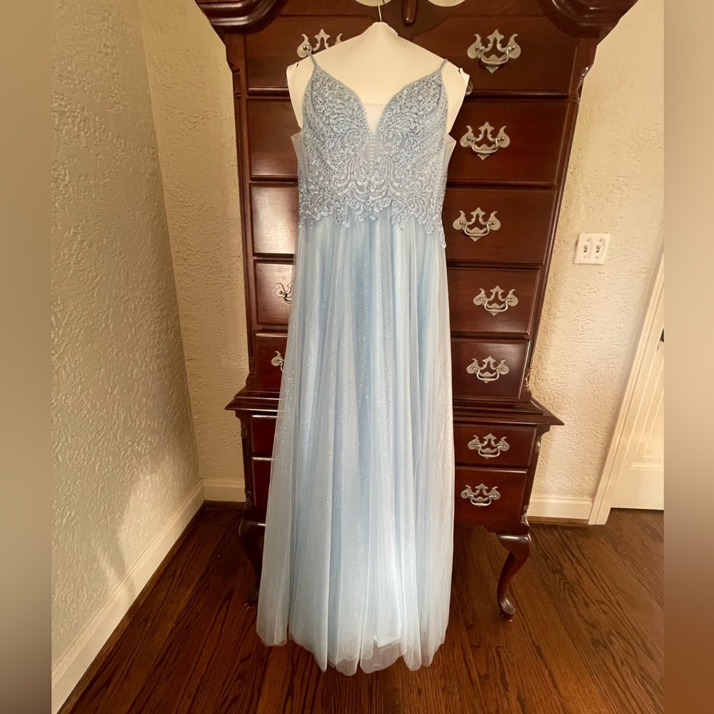 Light Blue Sparkly Prom/Pageant Dress! Makes You Feel… - Gem
